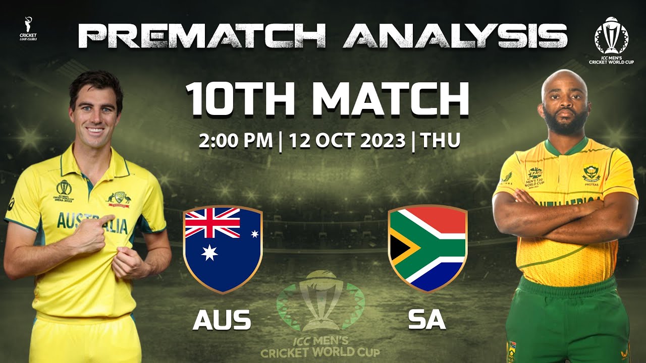 WC 2023: Australia vs South Africa 10th Match PREDICTION | AUS vs RSA ...