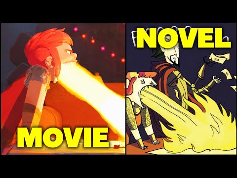 Nimona Movie VS Novel Scenes - YouTube