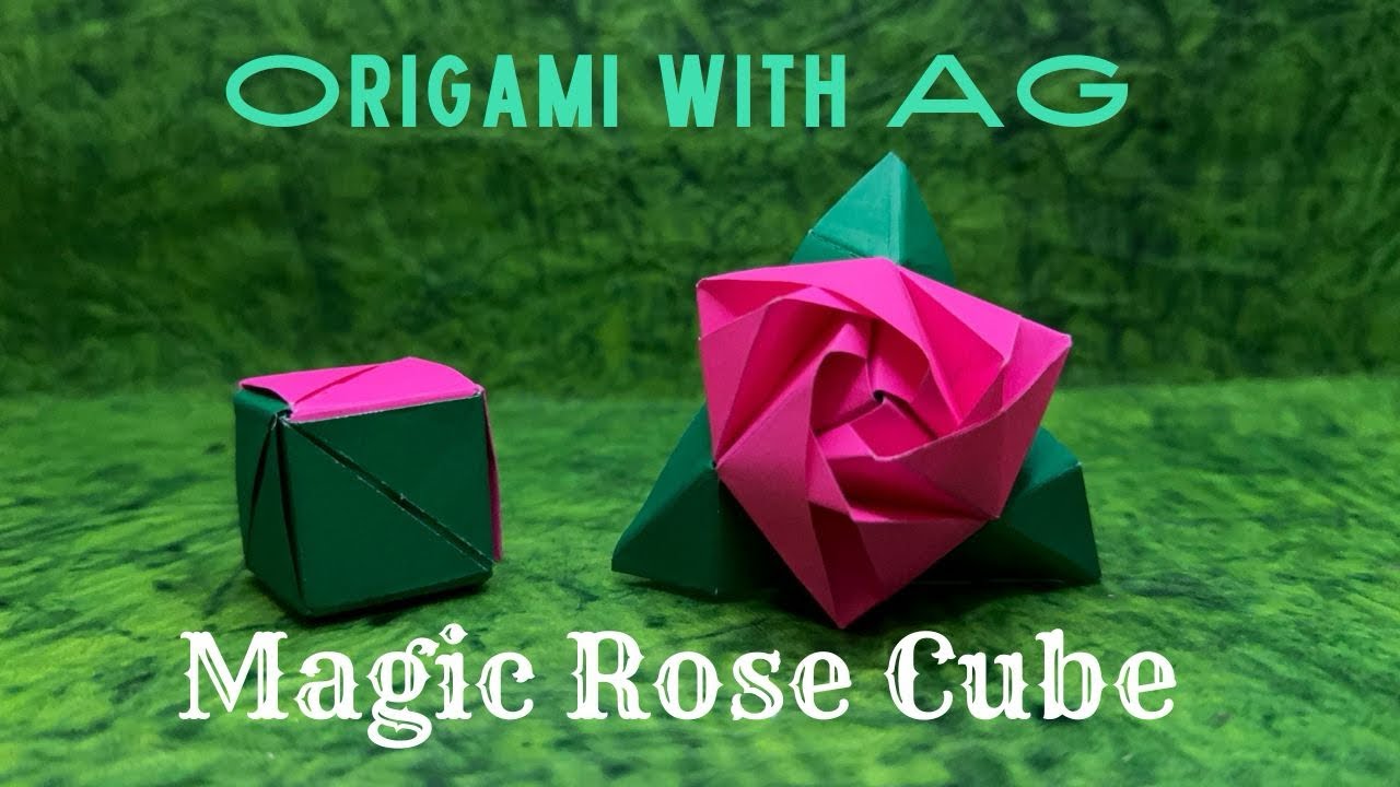 Origami Magic Rose Cube || Step by Step Guide - YouTube