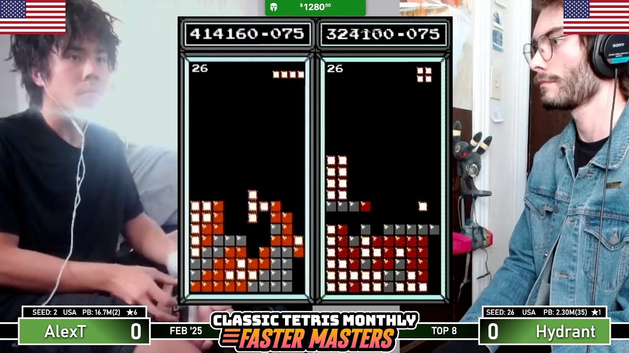 OUT OF REACH!! Alex T, Hydrant | Top 8 | Classic Tetris Monthly Masters ...