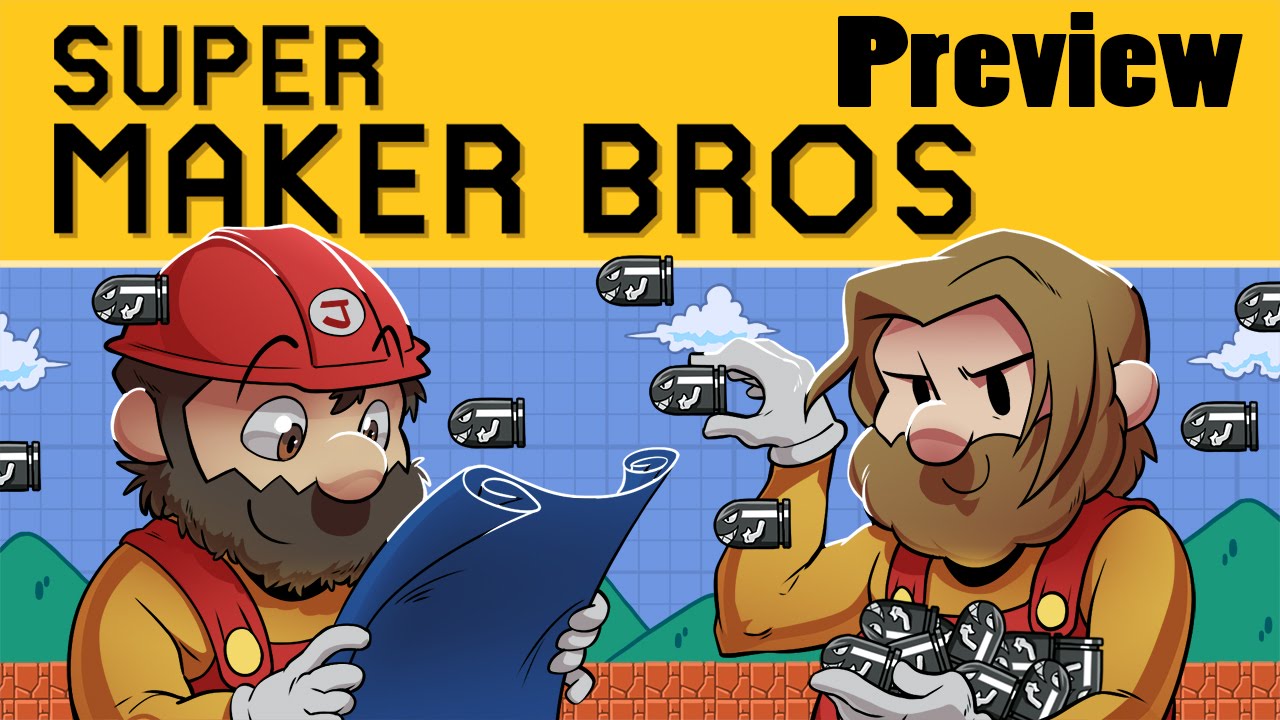 Super Mario Maker | Preview | Super Beard Bros. - YouTube