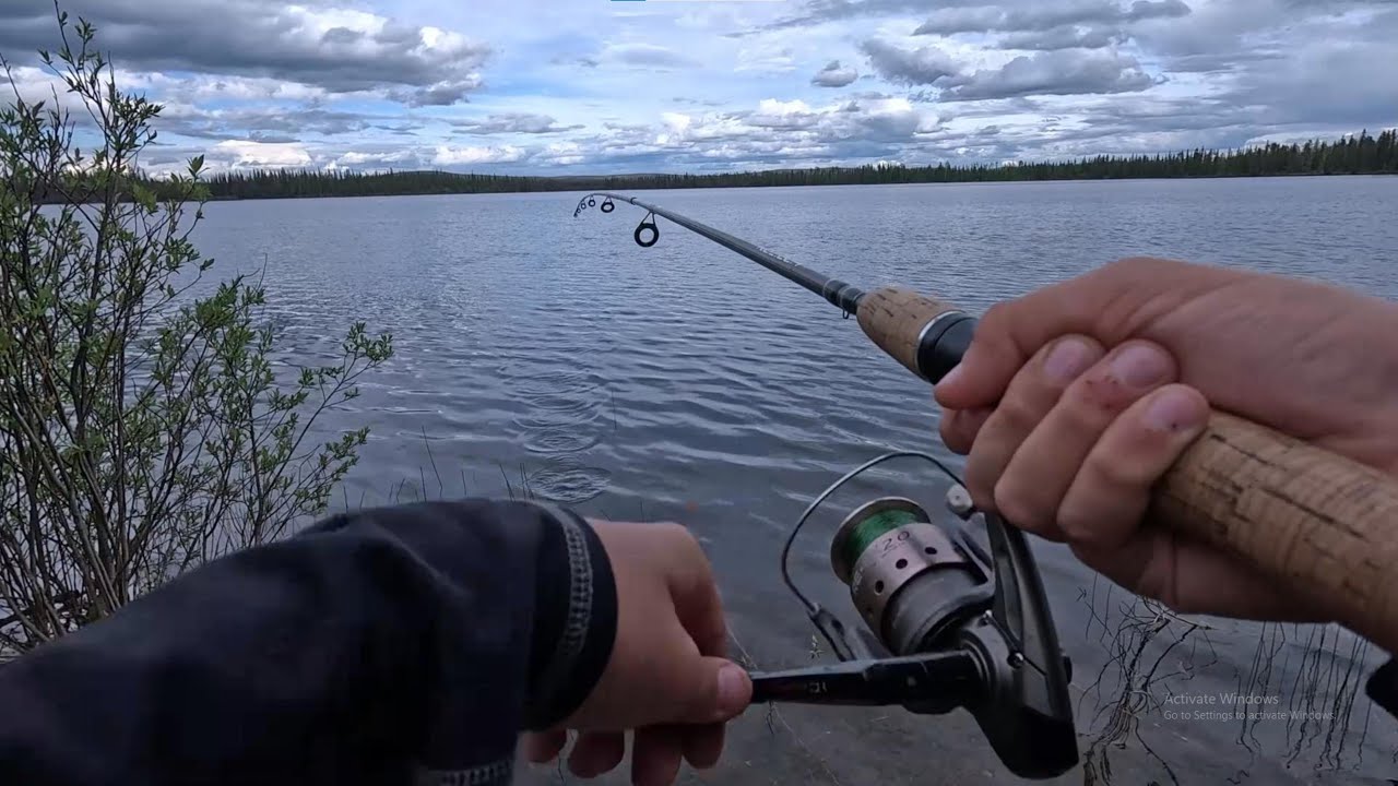 Fishing on the Raven lake, BC - YouTube