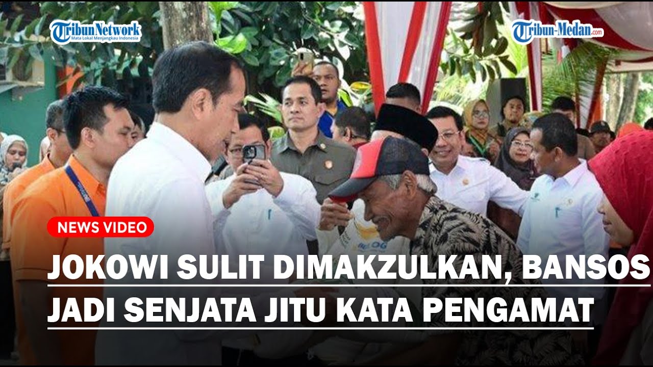 Pengamat Sebut Pemakzulan Jokowi Sulit Dilakukan Karena Bansos Jadi