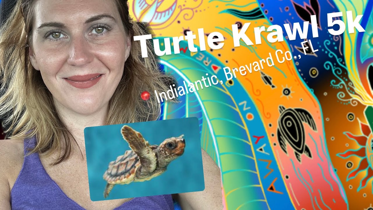 Walk a 5K With Me! | Turtle Crawl 5K Indialantic, Florida - YouTube