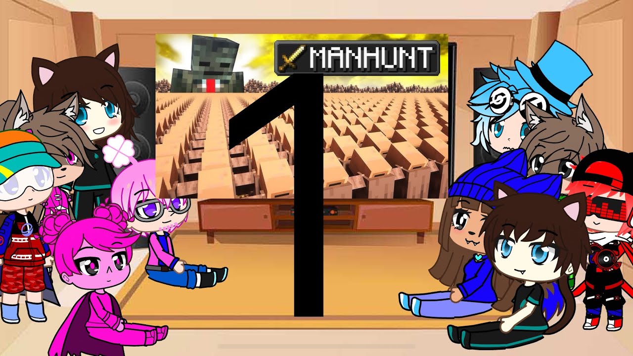Gacha crew reacts to grox 1,000,000 villager manhunt @GroxMC - YouTube