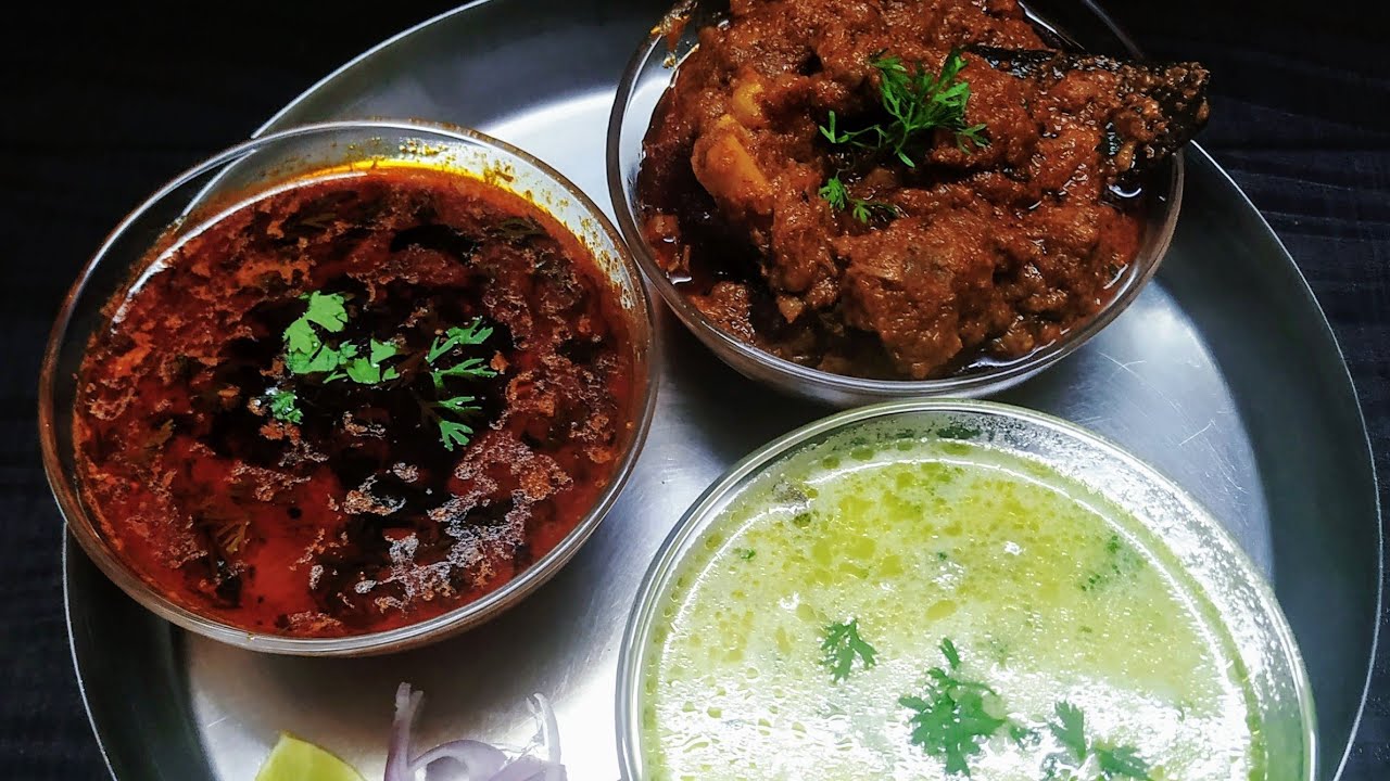 कोल्हापुरी मटण, तांबडा रस्सा आणि पांढरा रस्सा रेसिपी/kolhapuri mutton ...
