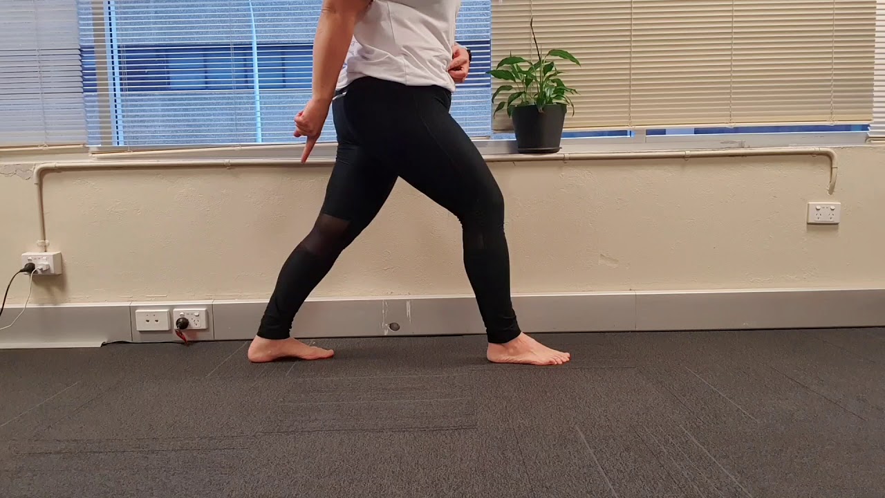 Calf Muscle stretch (Gastrocnemius) - YouTube
