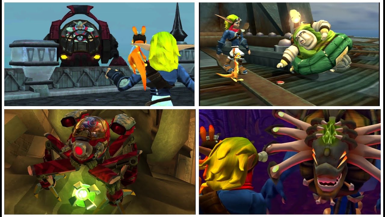 Jak II: Renegade - All Bosses - YouTube