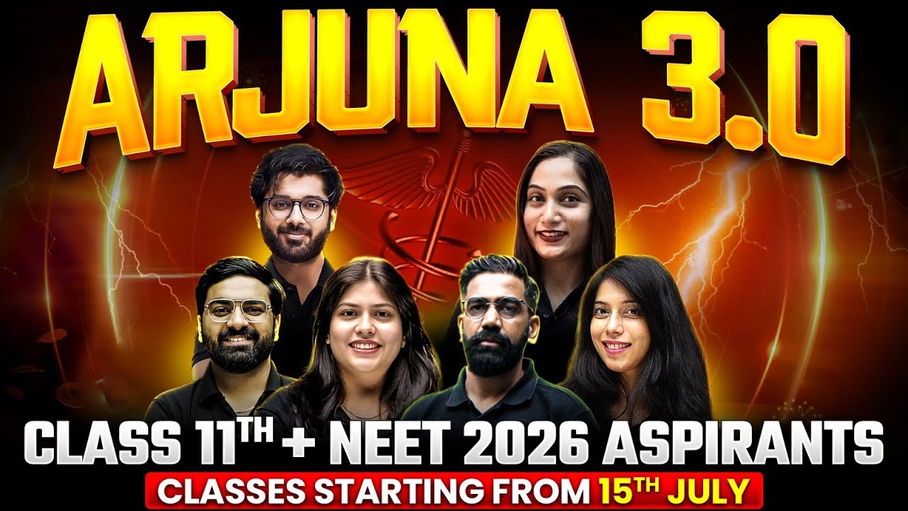 LAUNCHING Arjuna NEET 3.0 2025 for Class 11th + NEET 2026 Aspirants ...