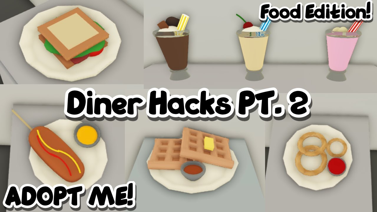🥄*NEW FOOD*🍴 Diner Hacks In Roblox Adopt Me! Part 2 - YouTube