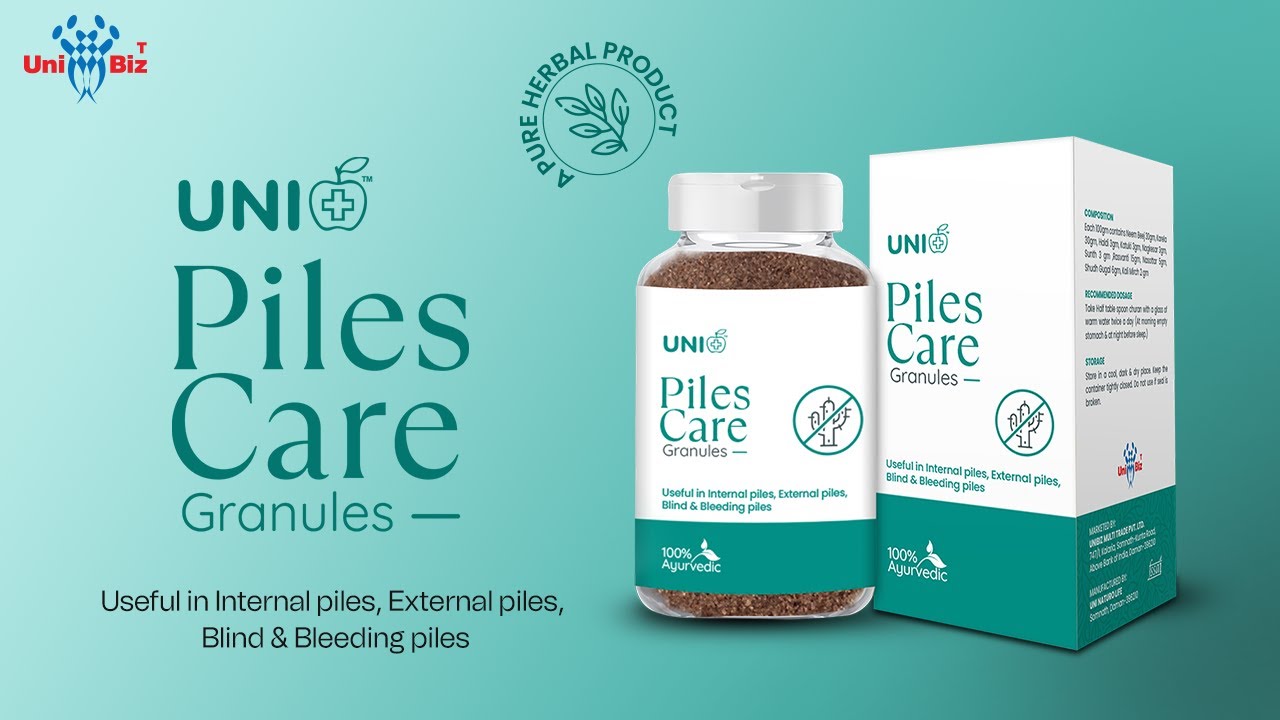 Uni+ Piles Care Granules by Unibiz | A Pure Herbal Product | Useful in ...