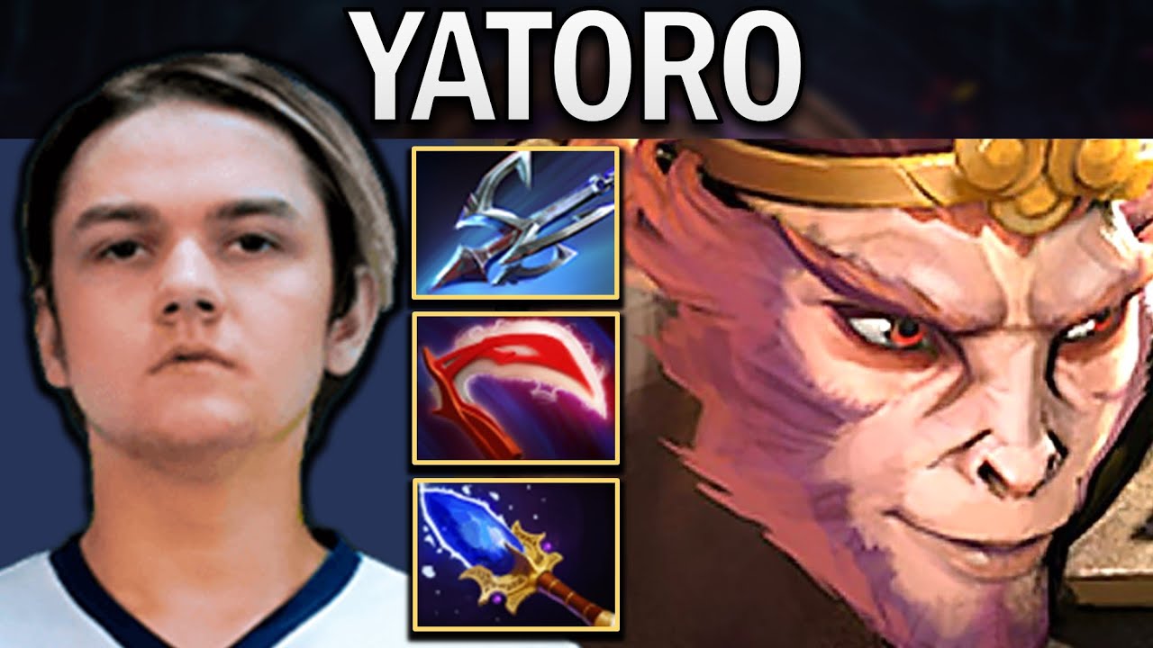 Monkey King Gameplay Yatoro with Harpoon - Dota 2 7.35 - YouTube
