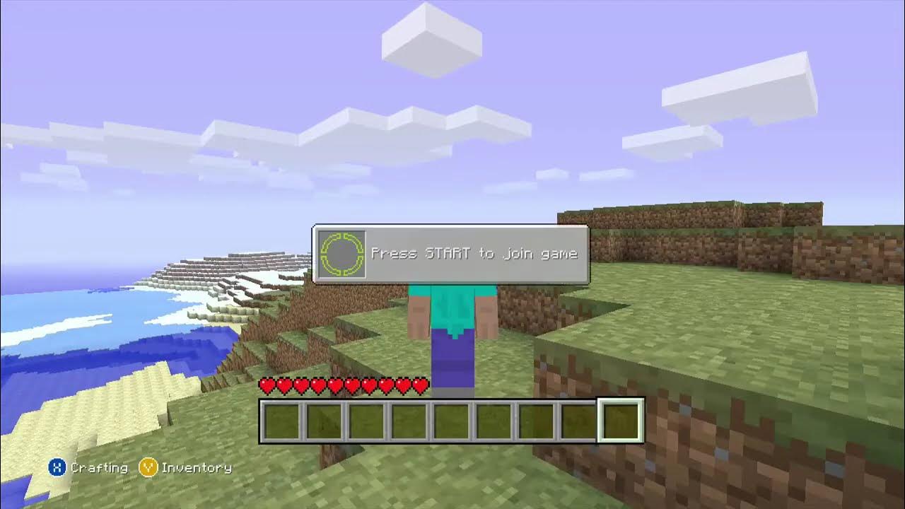 Old Minecraft Xbox 360 Edition 2 Player Splitscreen Gameplay (Read ...