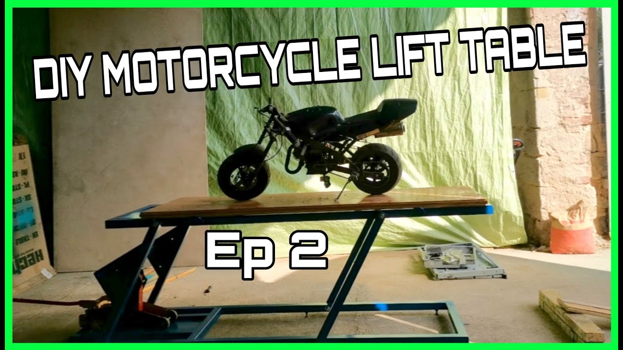 I MAKE a lifting table for a MOTORCYCLE diy Ep-2 - YouTube