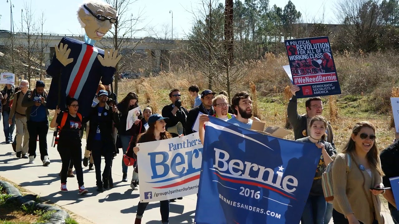 Bernie Sanders March Atlanta (2016) #1 - YouTube