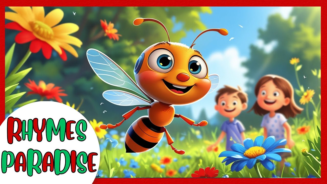 The Buzzy Fly Goes Zip Zip Zip | Kids Song | Nursery Rhymes & Kids ...
