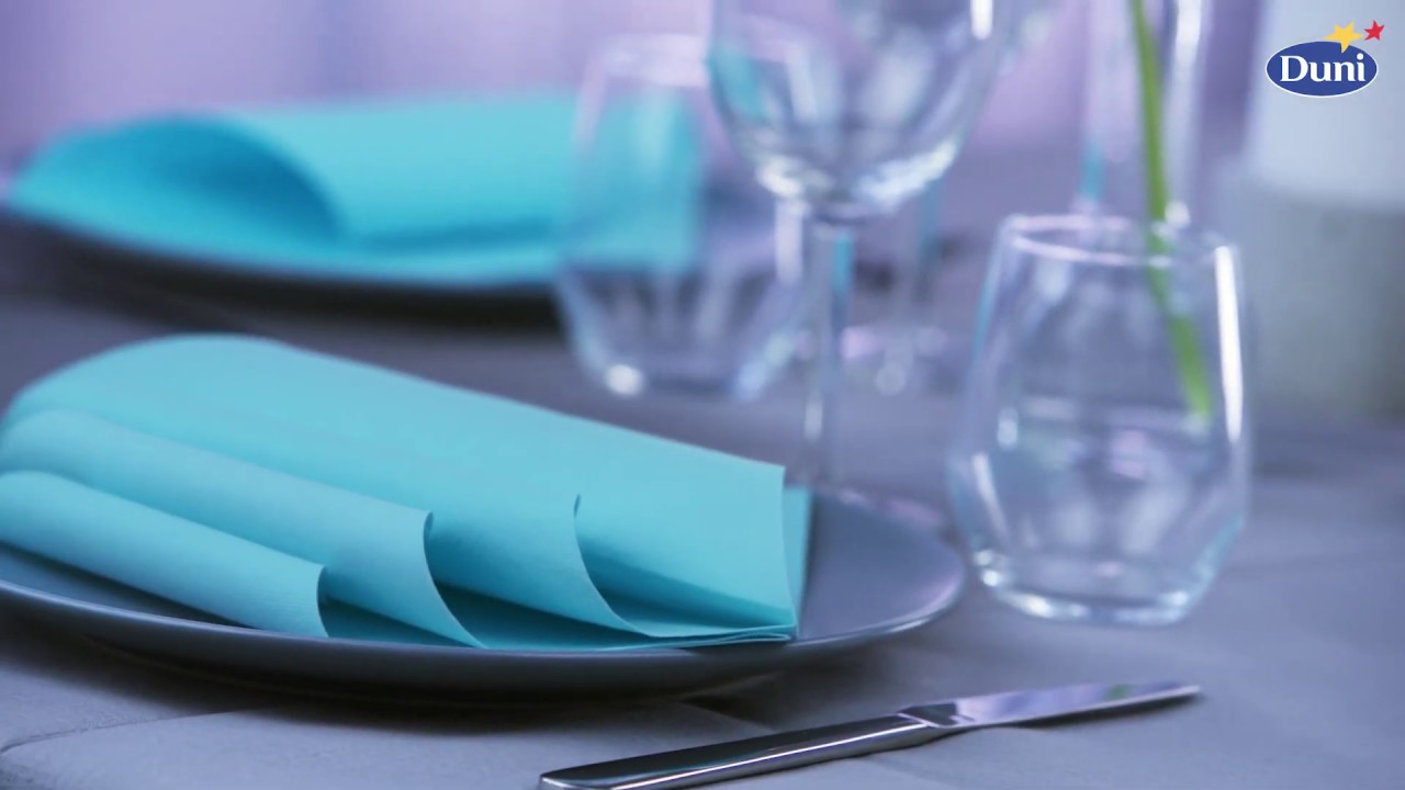 Napkin Folding Wave - YouTube
