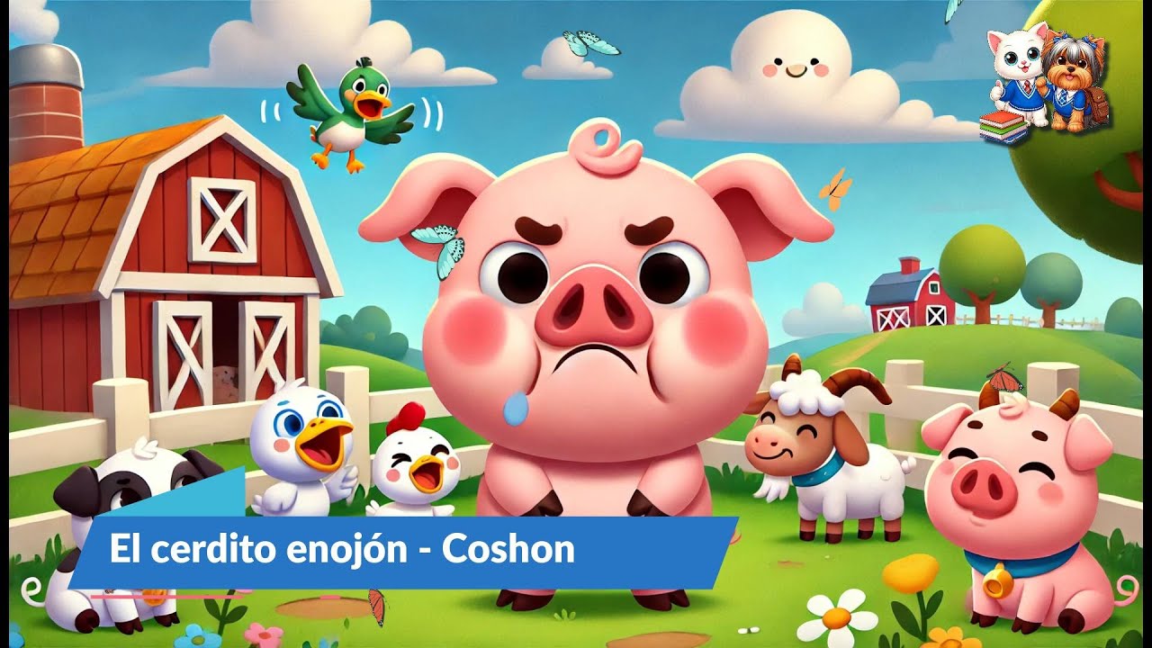El Cerdito Enojón 🐷 | Canción Infantil Divertida para Niños | Aprende y ...