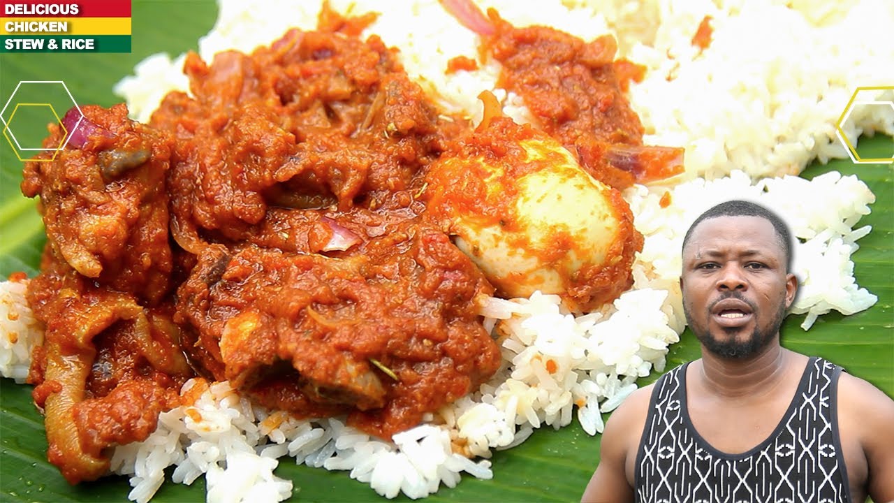Super Delicious Chicken Stew With Boiled Rice - CHICKEN STEW RECIPE ...