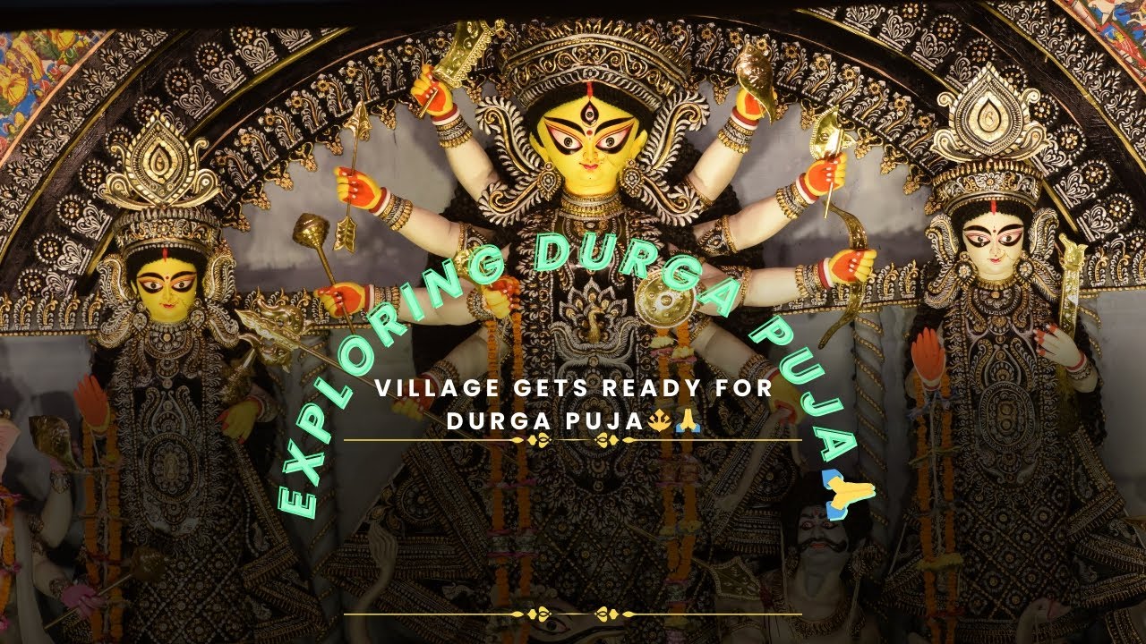 Exploring Durga puja/exploring Durga puja in village/exploring Durga puja in Kolkata - YouTube