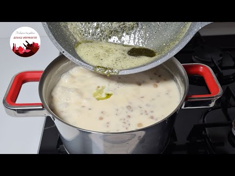 BU ÇORBA ANA YEMEK ARATMAZ 10 DAKİKADA SOFRADA⏰MÜTHİŞ KIVAMIYLA YOĞURTLU ERİŞTE ÇORBASI