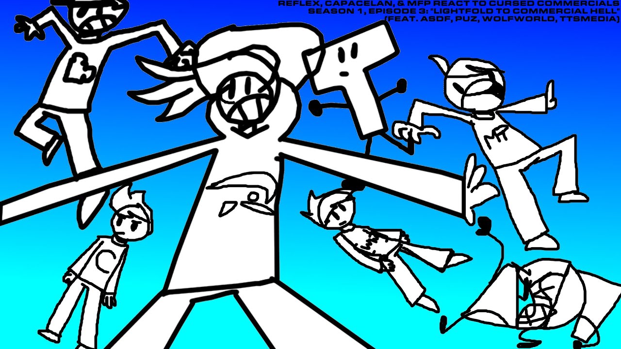 Reflex, Capacelan, & MFP React To Cursed Commercials S1E3: Lightfold To ...