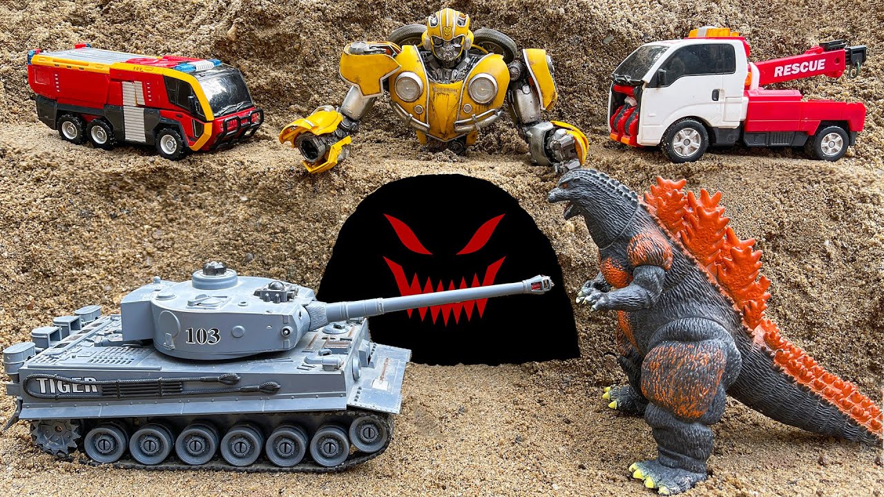 THE BEASTS - Bumblebee & Transformers Mini LOAD & TRANSPORT CARS ...
