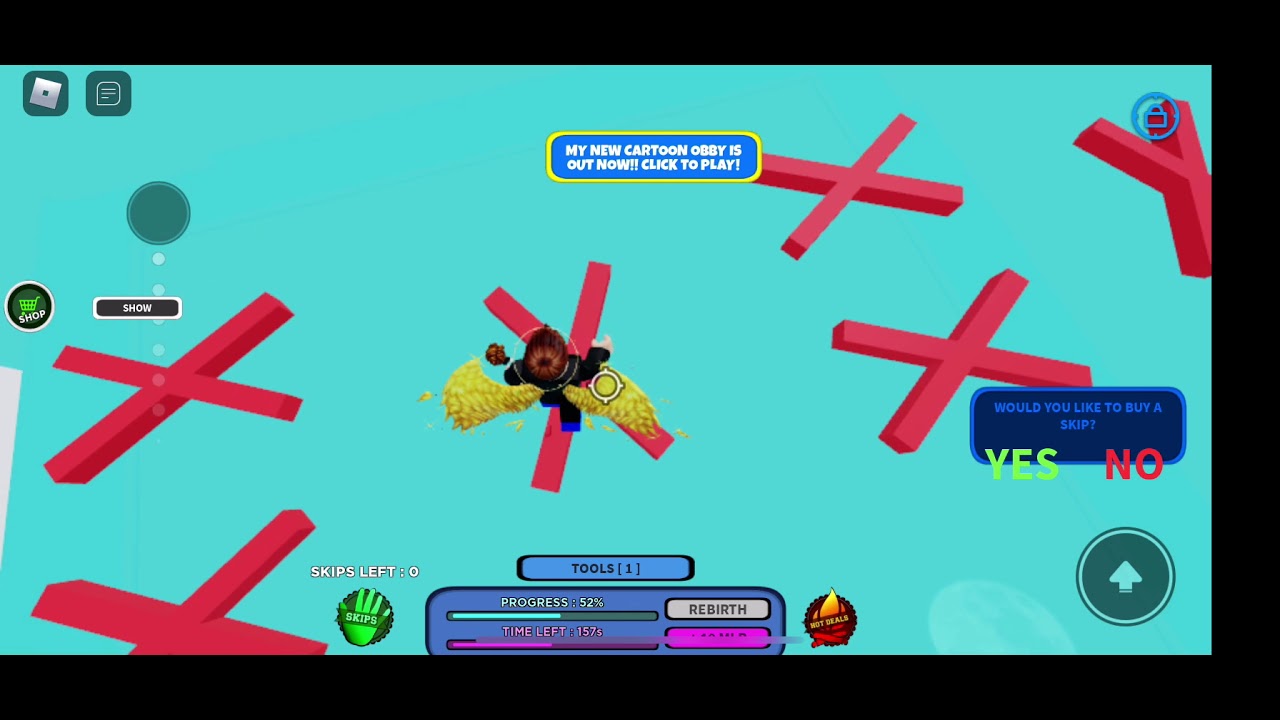 New mobile shift lock in the mega fun obby! (ROBLOX) - YouTube