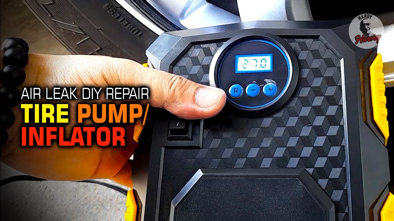 Tire Pump/Inflator DIY Air Leak Repair - YouTube