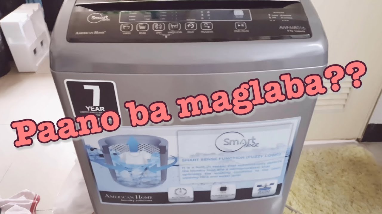 Paano ba MAGLABA using automatic washing machine?!! - YouTube