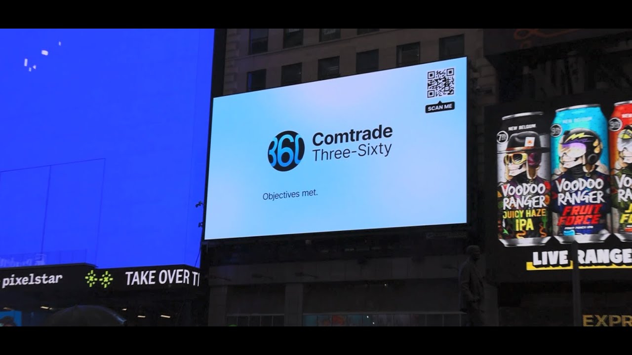 Comtrade 360 On NY TimesSquare - YouTube