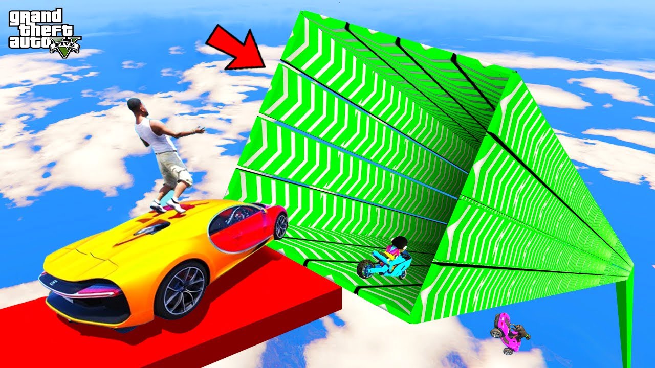 SHINCHAN AND FRANKLIN TRIED THE IMPOSSIBLE SPEED BOOSTER RAMP CHALLENGE ...