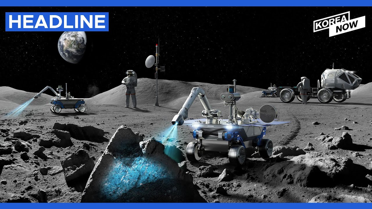 Hyundai to develop moon-exploration mobility 'Rover' - YouTube