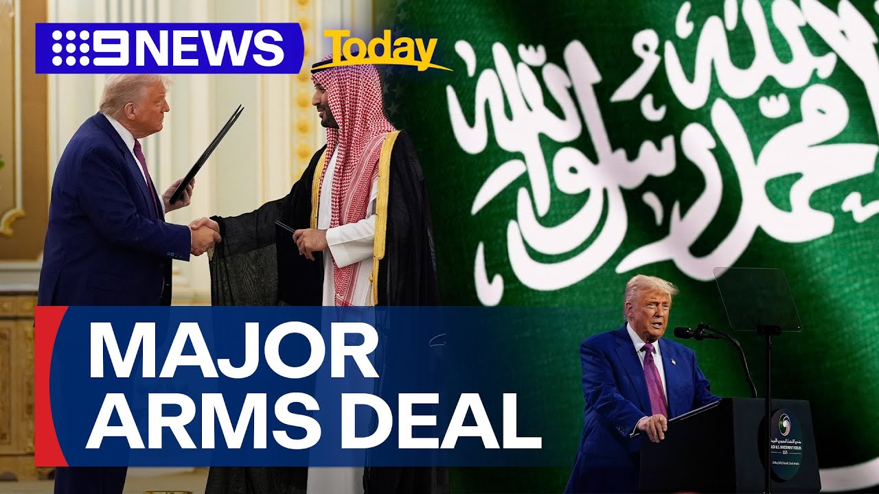US President Trump announces huge arms deal during Saudi Arabia visit ...