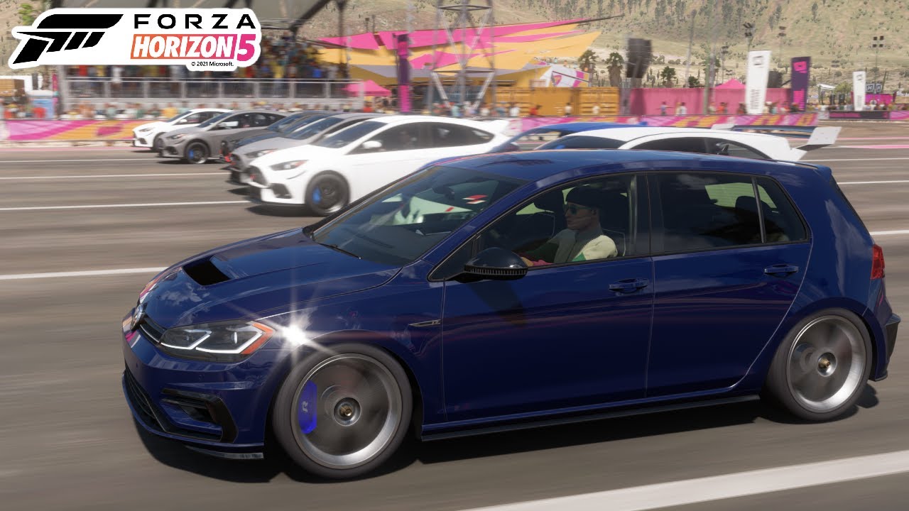FASTEST GOLF R DRAG BUILD AND TUNE - GOLF R VS ENZO S2 CLASS - Forza ...