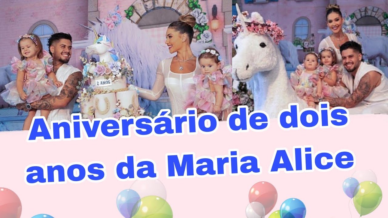 Aniversário da Maria Alice de dois anos. - YouTube