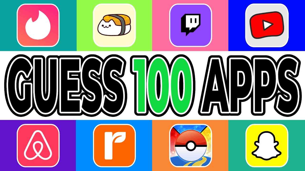 Speed Guessing Challenge: Identify 100 Mobile Apps in Just 3 Seconds ...