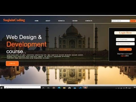 How to create a website || by using only html & css || create html css ...
