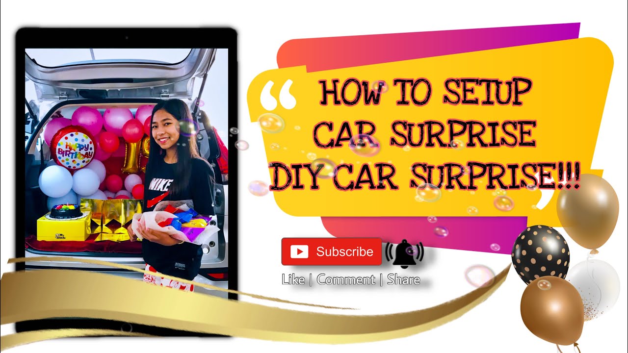 HOW TO SETUP CAR SURPRISE /DIY CAR SURPRISE /JP - YouTube