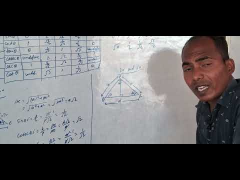 trigonometric ratio of some particular angel - YouTube
