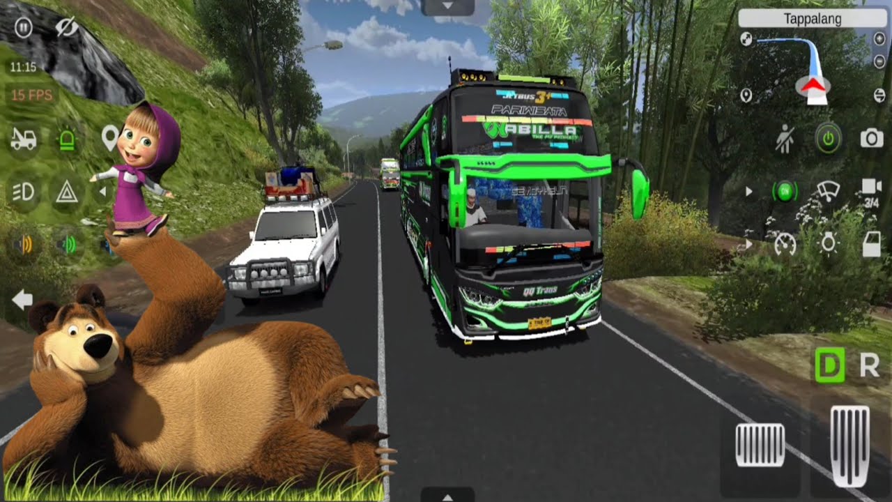 Basuri Marsha N Bear Mobil Bus QQ Trans Nabila 12Corong Trip To ...