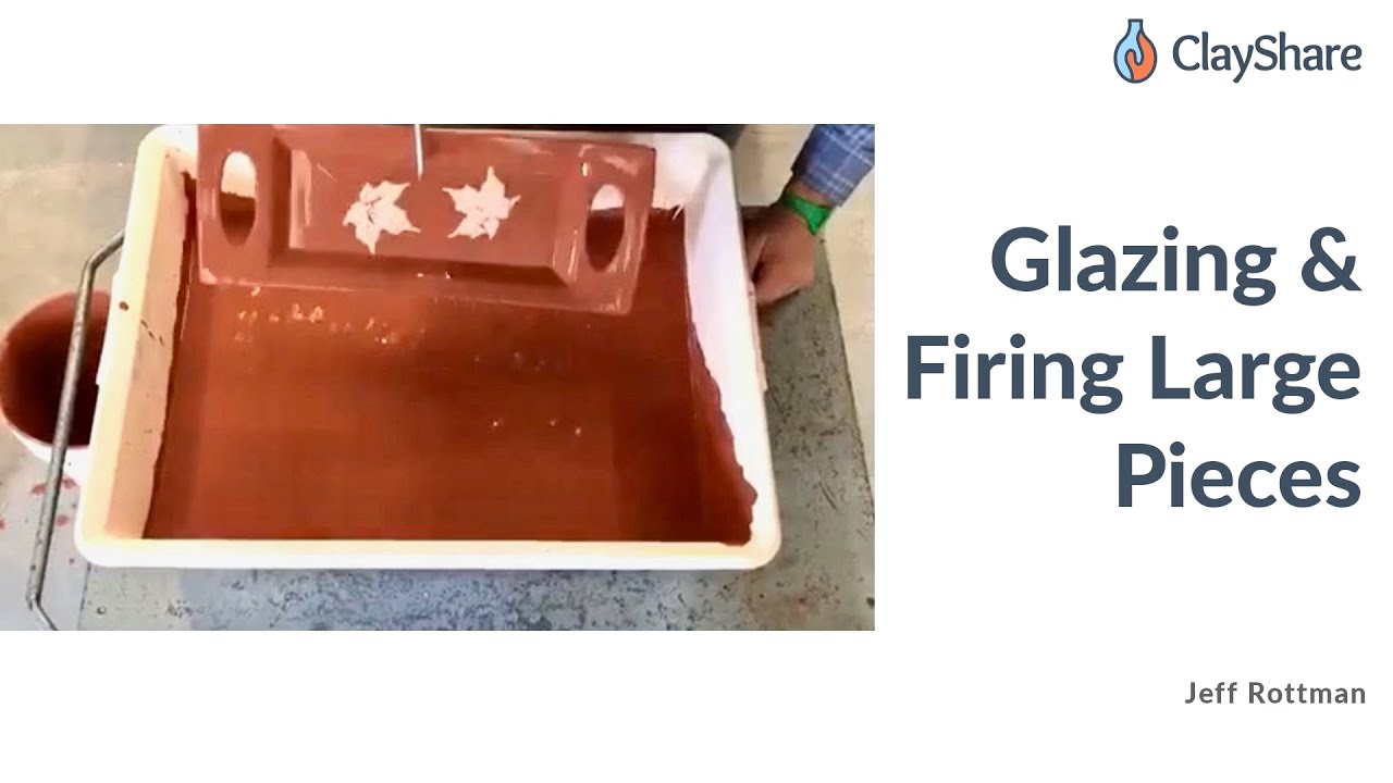 Glazing and Firing Large Pieces - YouTube