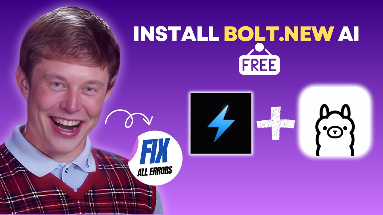 How to Install Bolt new AI Locally : Complete Guide 2024 - YouTube