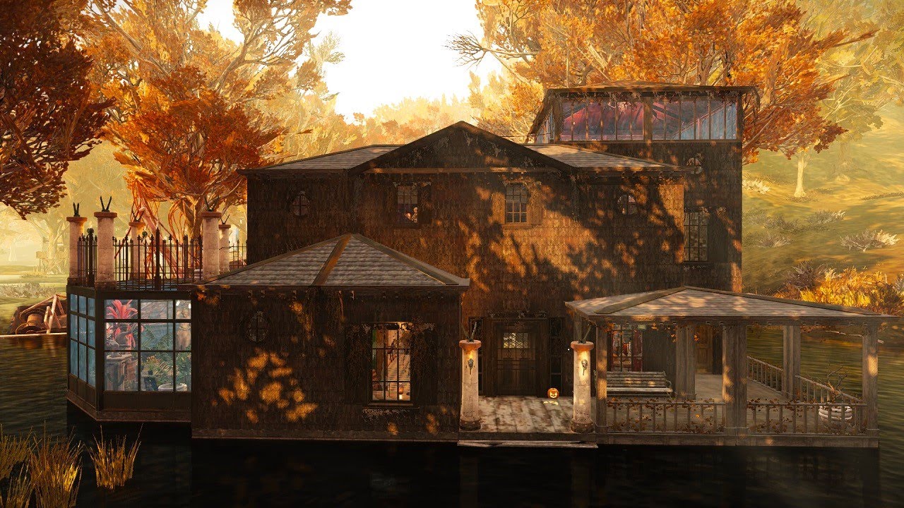 Fallout 76 C.A.M.P. Build: Swamplight Manor - YouTube