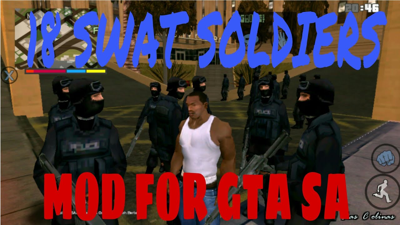 How to get SWAT mod for GTA SA - YouTube
