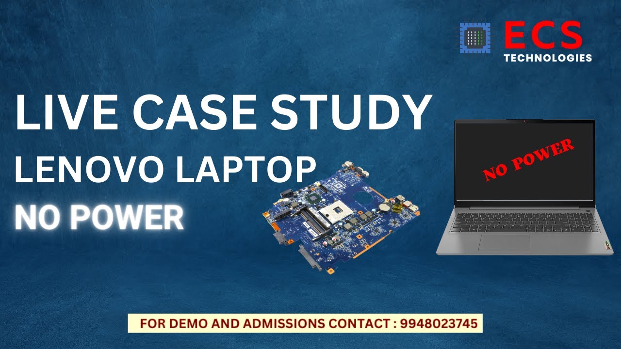LIVE CASE STUDY Lenovo laptop no Power - YouTube