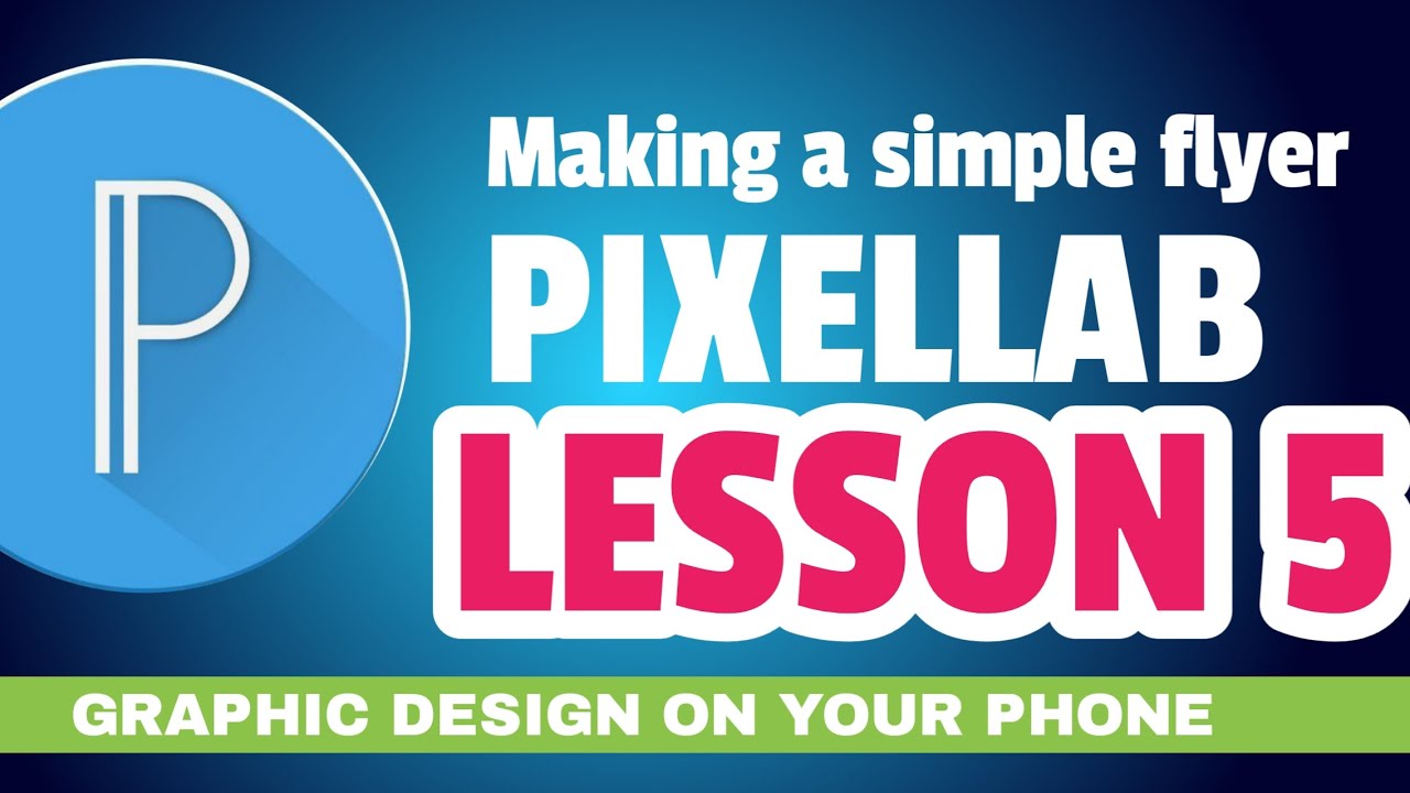 Simple Flyer Design in PixelLab – Easy Step-by-Step Tutorial - YouTube