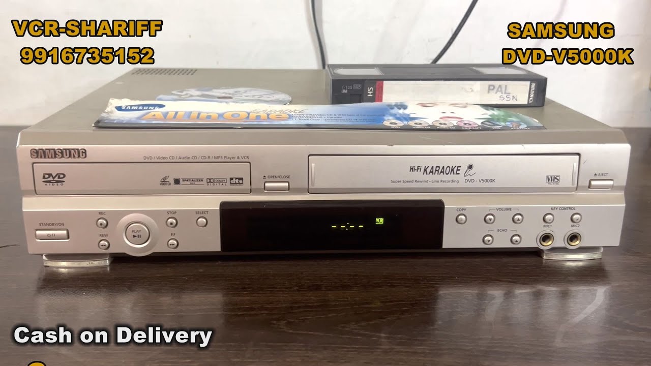 #SAMSUNG DVD-V5000K SOLD OUT - YouTube