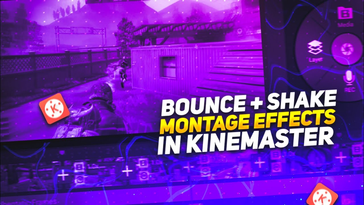 How To Add Bounce + Shake Effect In Kinemaster l Tutorial🔥 - YouTube