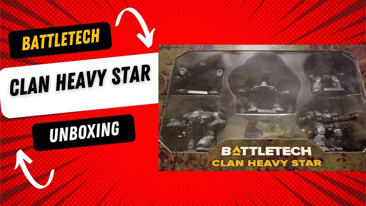 Battletech - Clan Heavy Star Unboxing - YouTube
